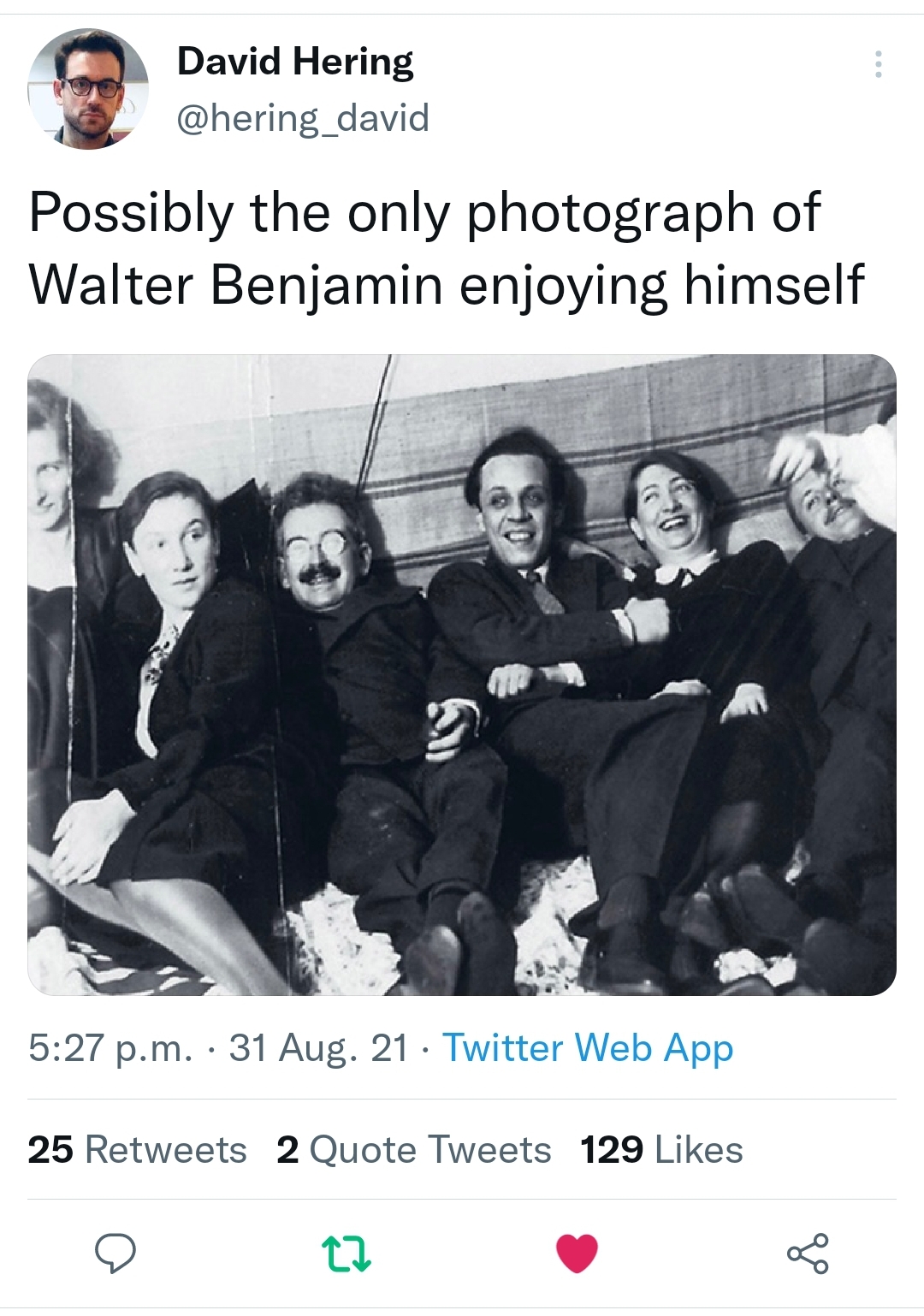 Walter Benjamin, Smiling? | Schlemiel Theory